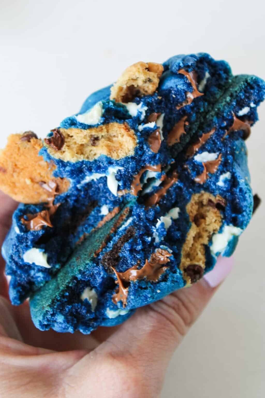 Giant Cookie Monster Cookies